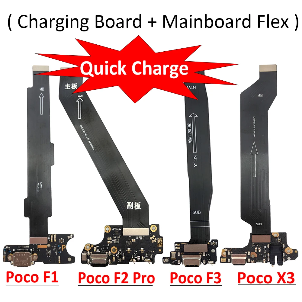 New-For-Xiaomi-Poco-F2-Pro-F1-F3-X3-Pro-USB-Power-Charging-Board ...