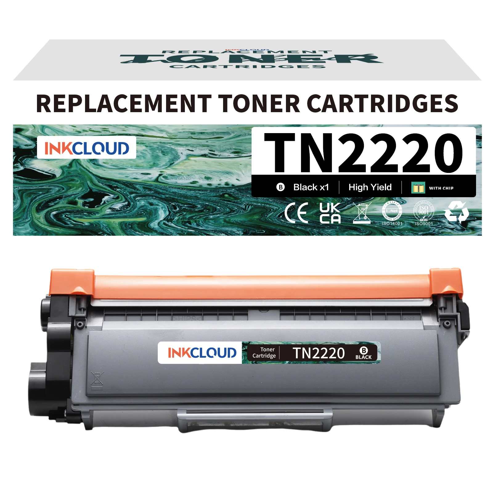 INKCLOUD – cartouche de Toner TN2220 TN2010, Compatible avec Brother ...