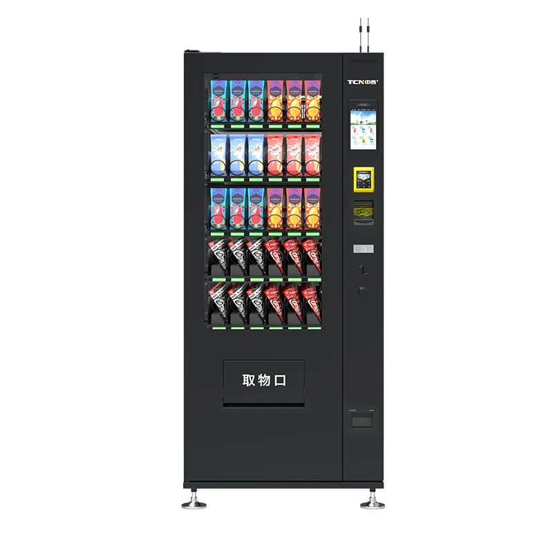 Frozen Refrigerated Scan Code Smart Snack Drink Vending Machine Ice ...