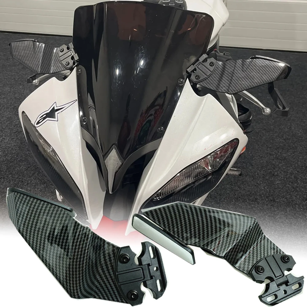 Motorcycle-Winglets-Side-Wing-Spoiler-Fairing-For-Yamaha-YZF-R6-R25 ...
