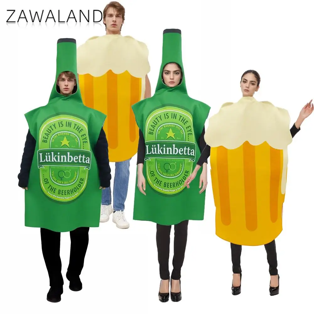 Zawaland Men Women Beer Cosplay Costume Fancy Festival Party Clothes ...