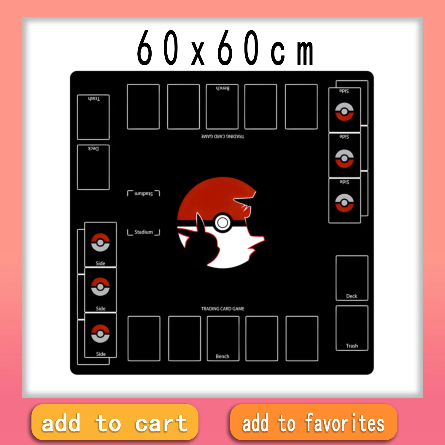 New TCG PTCG Battle Playmat Game Collection Cards Mat Scarlet Violet ...