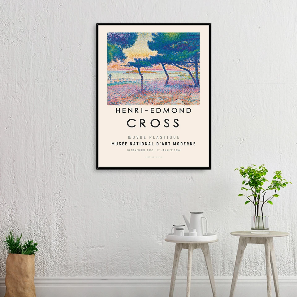 Abstract Poster Henri Edmond Canvas Painting Painter Art Print French ...