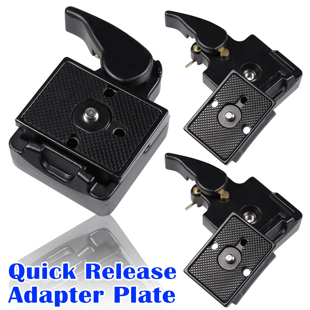 323 Quick Release Plate Clamp Adapter for Manfrotto 200PL-14 Camera ...