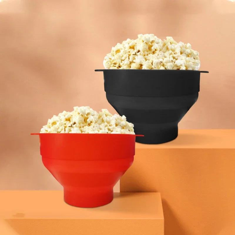 Popcorn Maker 2 Ciotole Per Popcorn In Silicone Alimentare - Pieghevoli ...