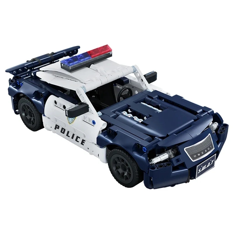 1-16-Police-Car-Building-Block-Kit-3D-Car-Model-Puzzle-DIY-Vehicle ...