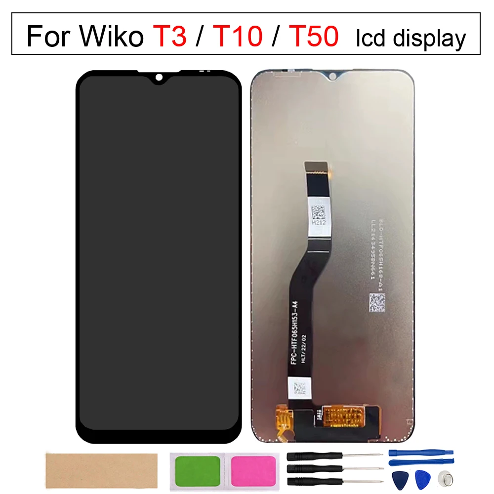For Wiko T10 T50 T3 LCD Screen Phone Replacement For Wiko W-V673 W-V770 W-P861 LCD Display Touch ...