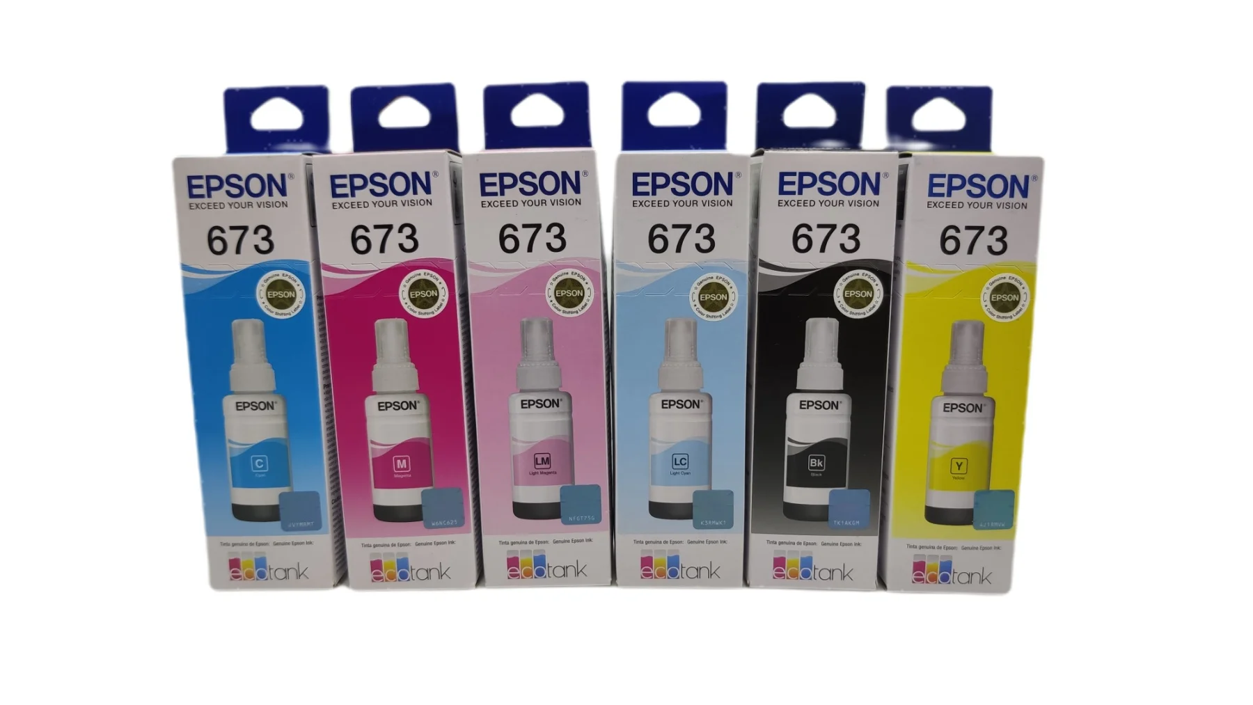 KIT COM 6 TINTAS EPSON 673 L800 L805 L810 L850 L1800|Kits de recarga de tinta| - AliExpress