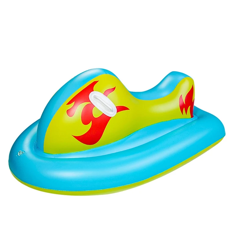 Winter Summer Water Toy Pvc Motorboat Pool Float Inflatable Jet Ski ...