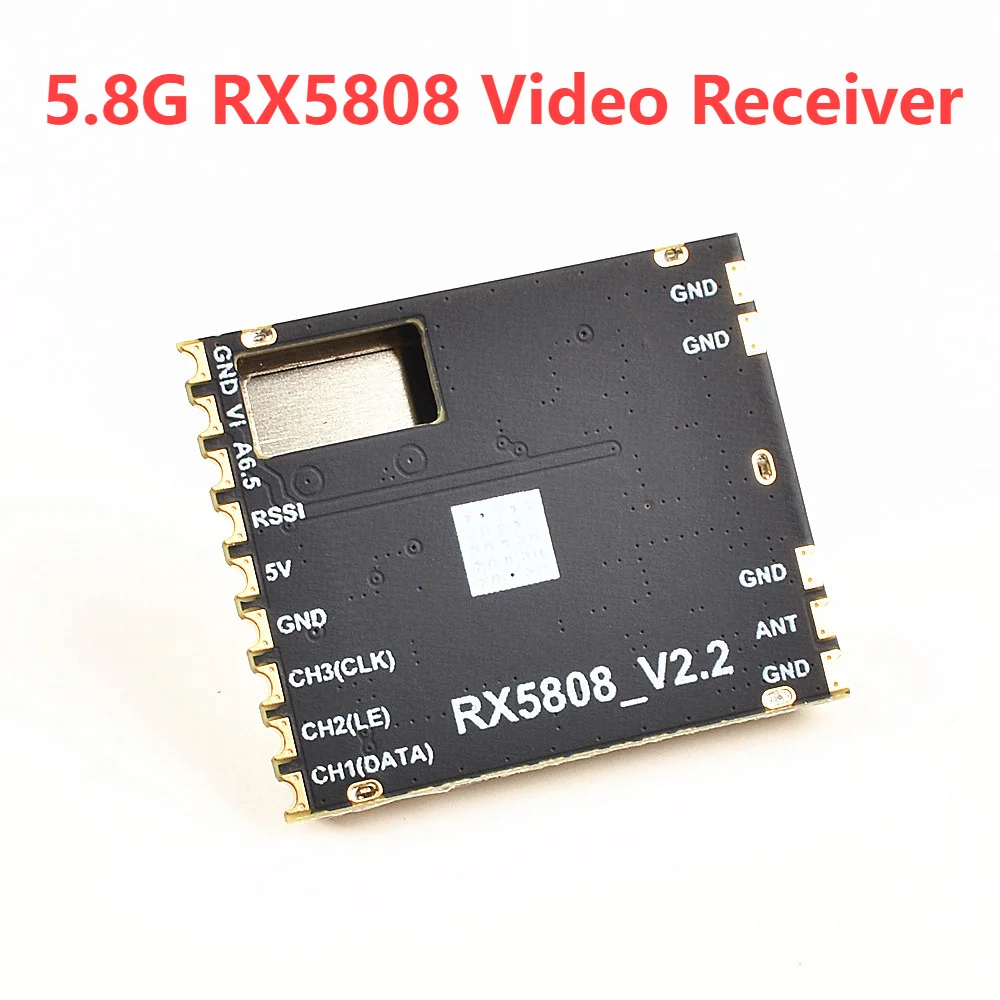 5.8GHz RX5808 -90dBm AV FM Wireless Video Receiver Module