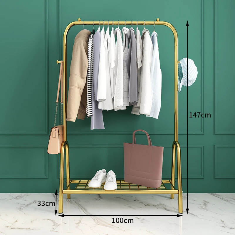 Gold Coat Hanger Stand