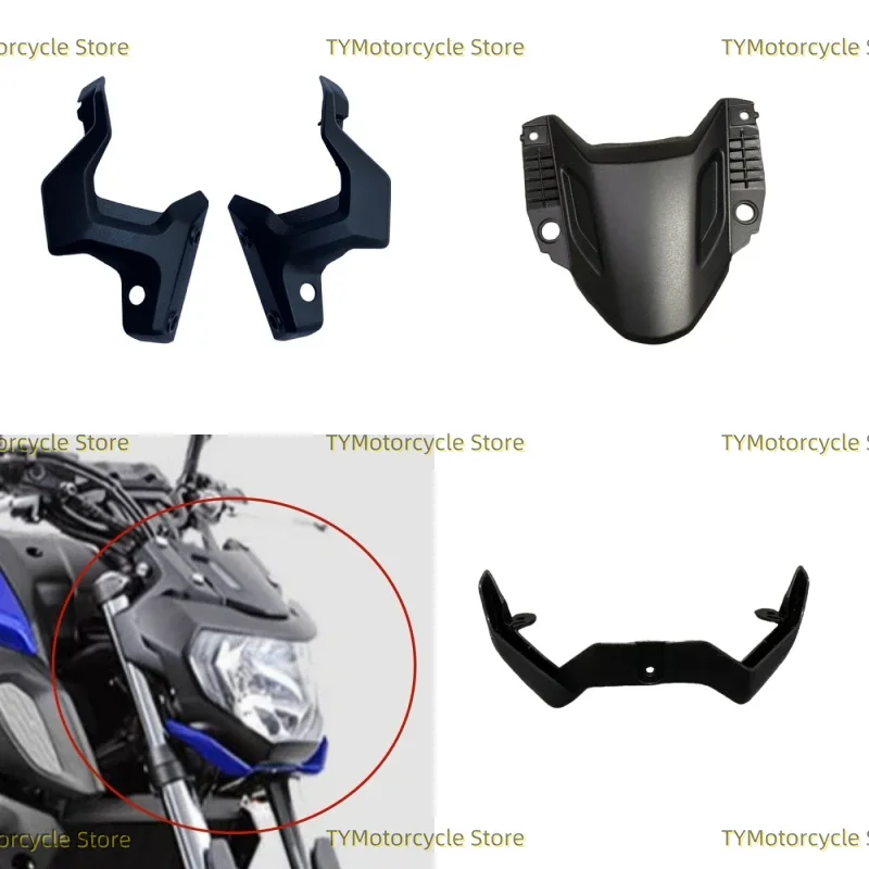 unpainted Front Section Fairing Headlight Shroud Cover Front Upper Nose ...