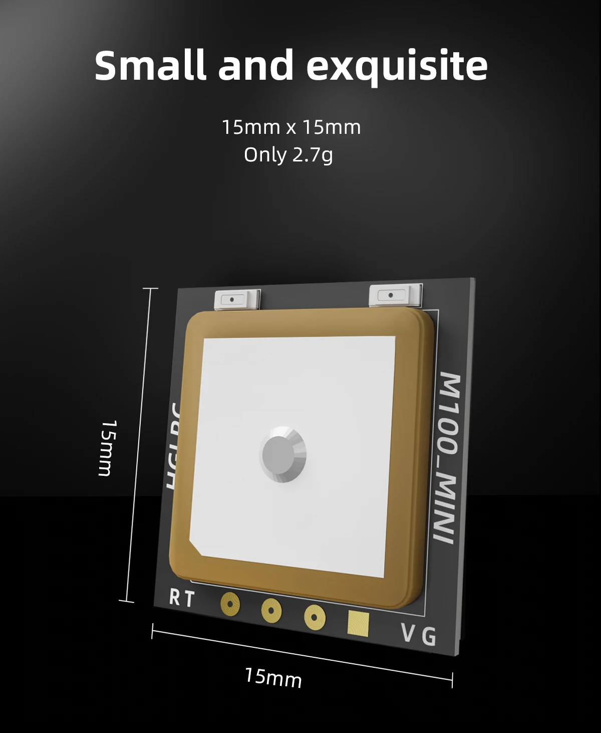 HGLRC M100 MINI GPS Chip UBLOX de 10.ª generación: posicionamiento de ...