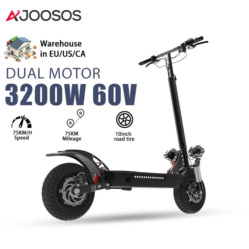 NEW-3200W-60V-Electric-Scooter-Dual-Motor-Max-Speed-75KM-H-Electric ...