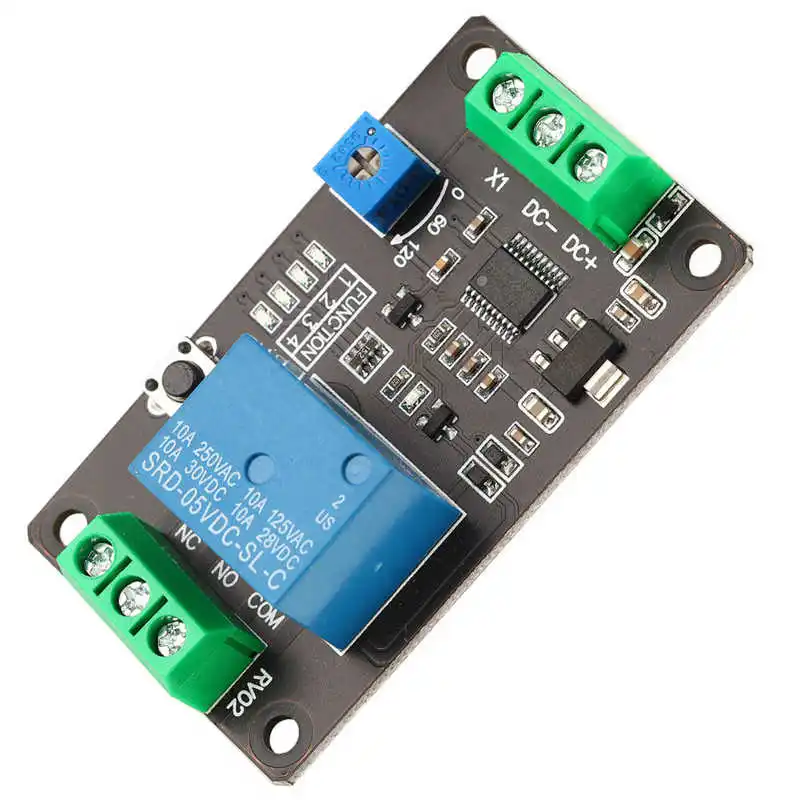 DC-5V-12V-24V-Delay-Timer-Relay-Self-locking-Delay-On-Off-Time-Switch ...
