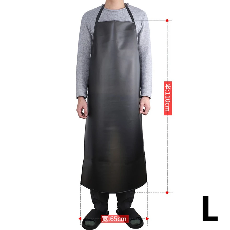 Plastic Apron Heavy Duty Waterproof Rubber Apron - Thick, Oil ...