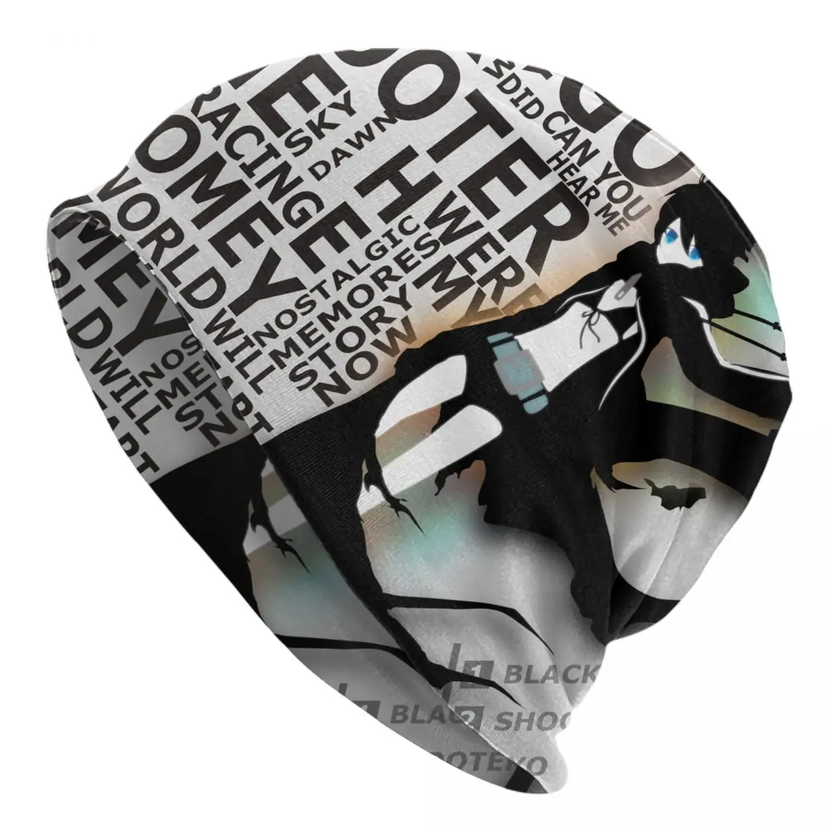 Mato-Kuroi-Black-Rock-Shooter-Winter-Skullies-Beanies-Bonnet-Hat-Men ...