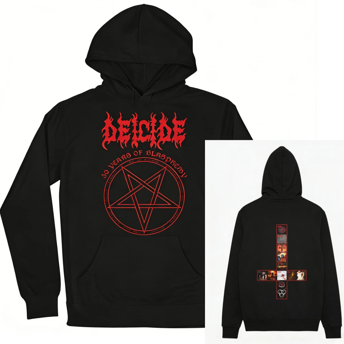 Deicide 30 Years of Blasphemy Rock Band Merchandise Men's and Women's ...