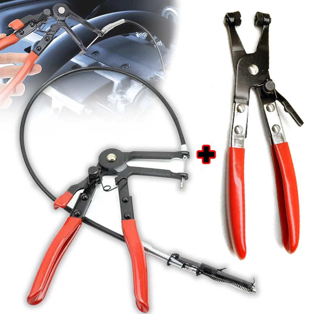 Durable Reach Hose Clamp Pliers Car Removal Tools Cable Type for Car ...