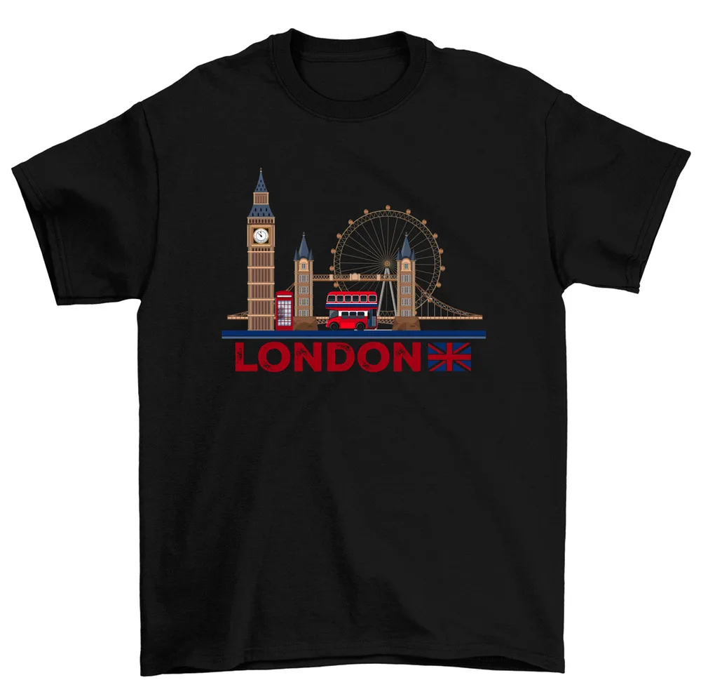 London-England-Travel-Souvenir-Gift-T-Shirt-Men-Women-High-Quality-100 ...
