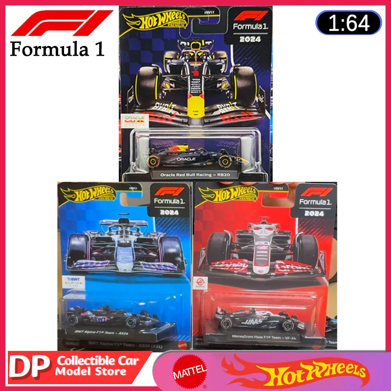 Hot Wheels 1:64 F1 Racing Premium, Red Bull, Alpine e Haas Fórmula 1 ...