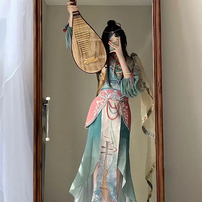 Hua-Yue-s-Poetic-Style-Exotic-Costume-Desert-Western-Region-Dance-Dress ...