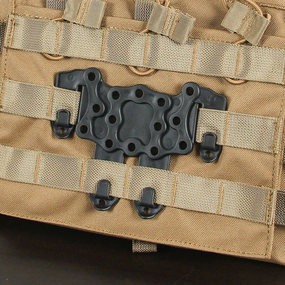 MOLLE-Vest-Chest-Holder-Plastic-Mount-Adapter-Glock-Holster-Clip-Speed ...