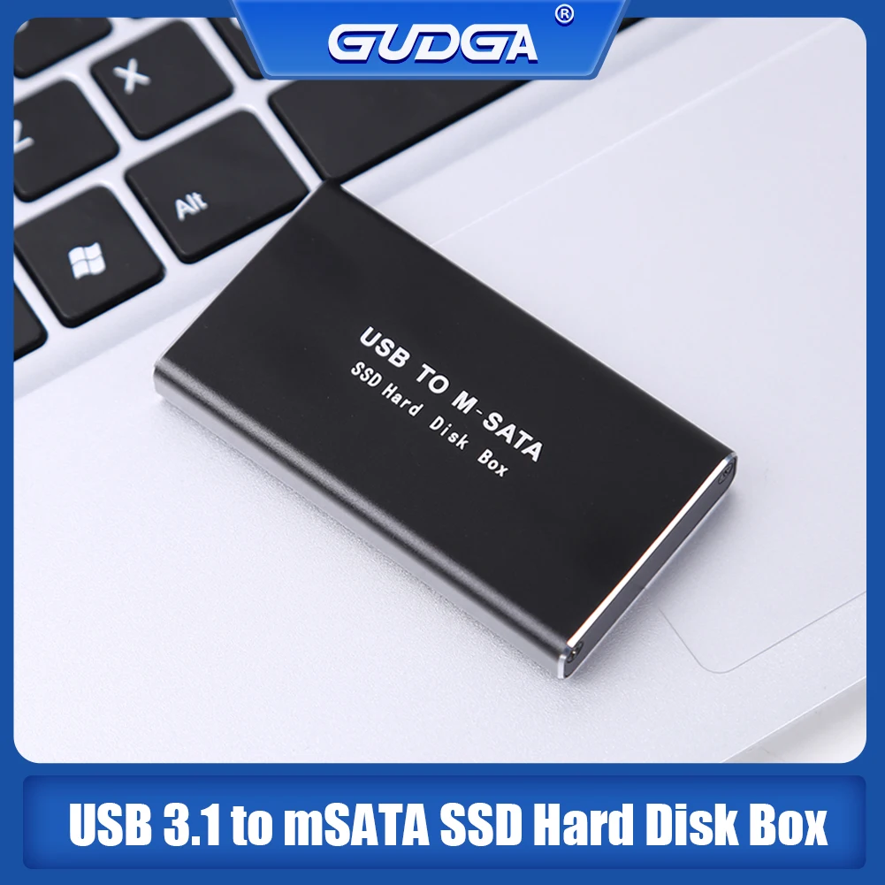 mSATA To USB 3.1 USB3.0 SSD Case SSD Enclosure External HD Hard Drive ...