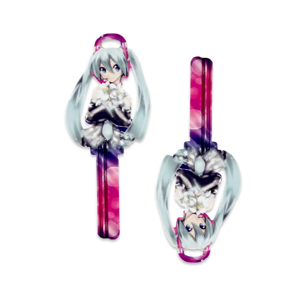 5pcs-lot-Anime-Hatsune-Face-Blank-Keys-Room-Door-Key-blanks-House-Home ...