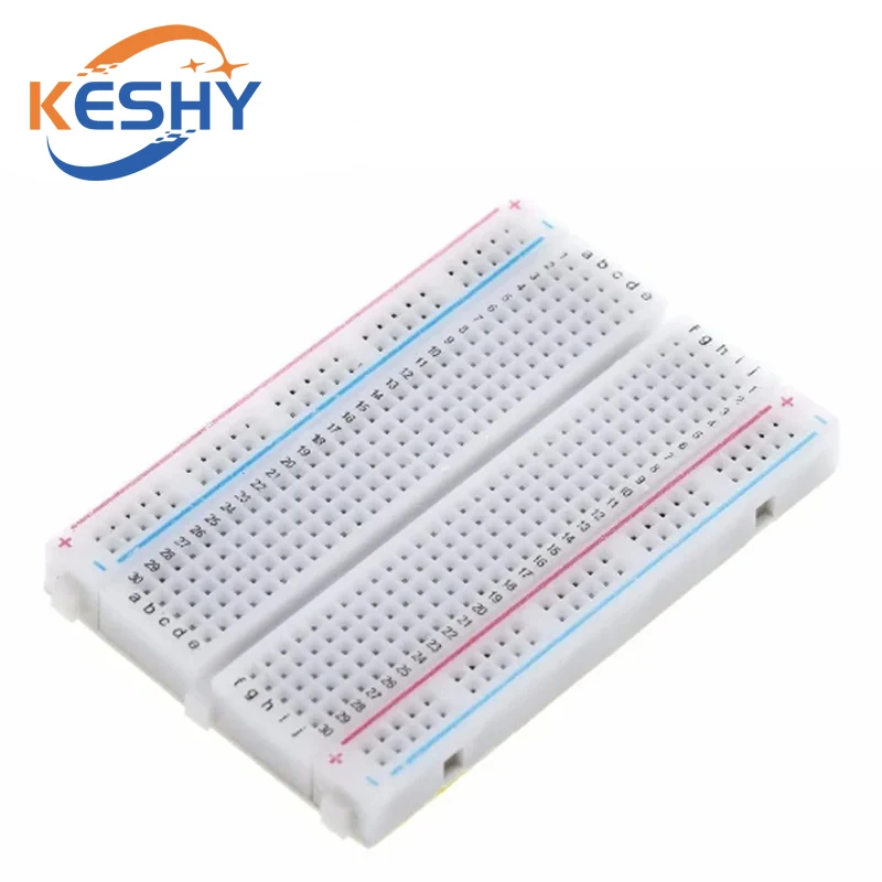 400 Tie Points Solderless PCB Breadboard Mini Universal Test Protoboard ...