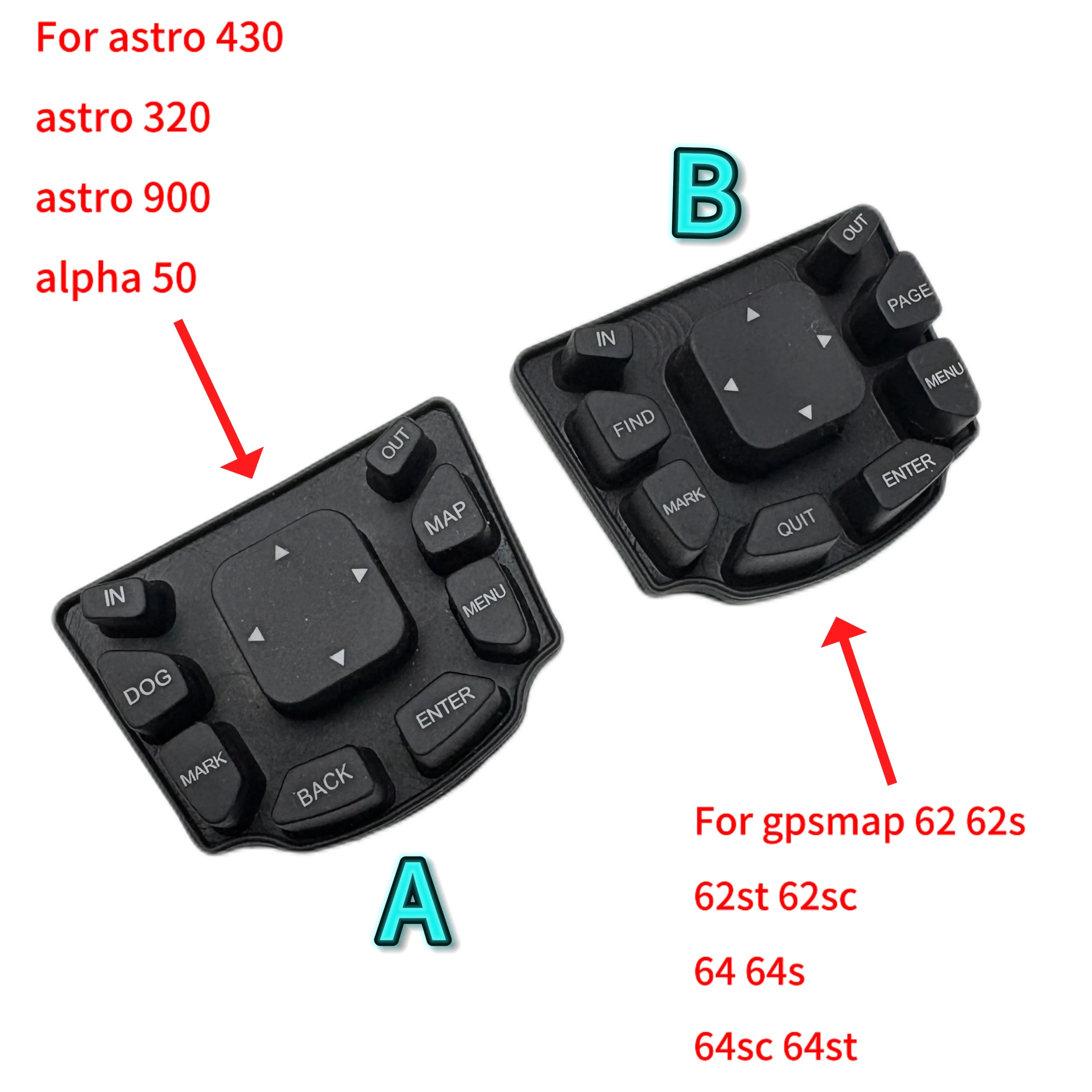 For Garmin Astro 320 430 900 Alpha 50 Gpsmap 62 62s 62sc 62st 64 64s ...