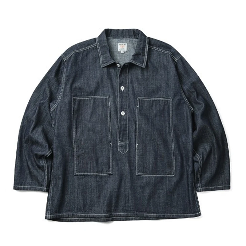 1920s-Vintage-US-Army-Spring-Jeans-Blue-Denim-Work-Uniforms-Loose-PW ...