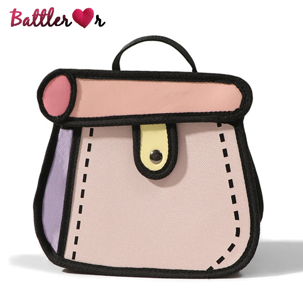 2d Cartoon Handbag | Crossbody Bags | Cartoon Bag | Bags Women | 2d ...