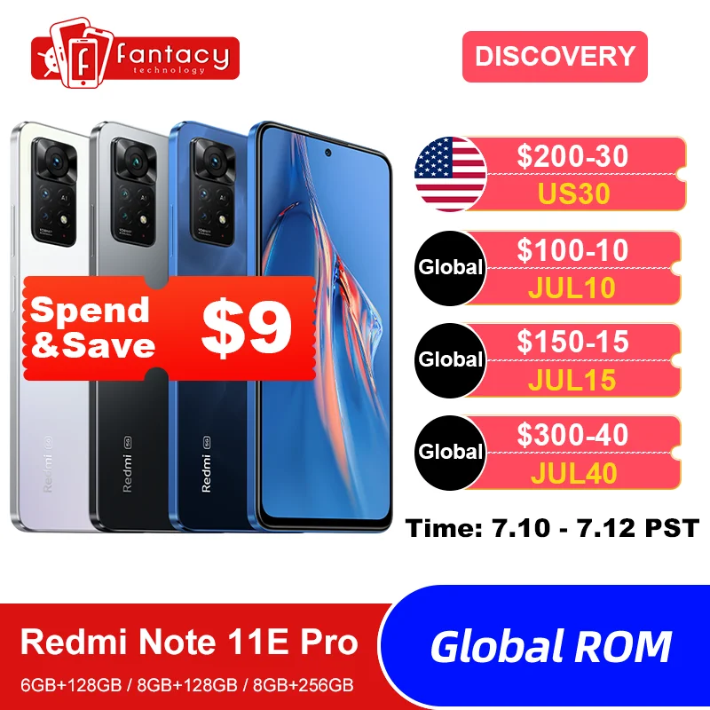 Xiaomi redmi Note 11E Pro 5G Note 11 E Pro 128/256GB Snapdragon 695 ...