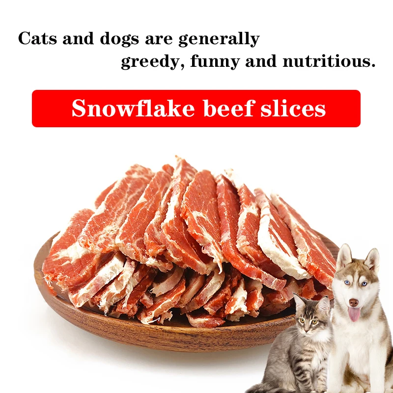 Snowflake beef slices. Chicken Dog Snacks Puppies Teddy Fadel Calcium ...