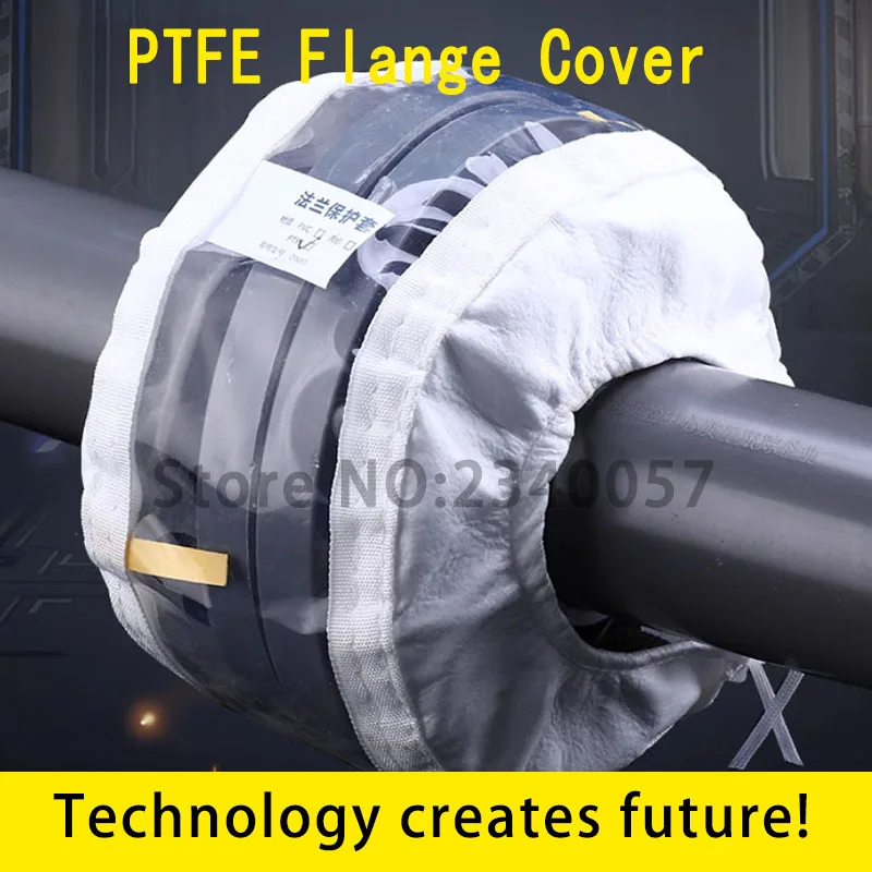 Pure-PTFE-flange-protective-sleeve-FEP-film-PVC-film-double-layer ...