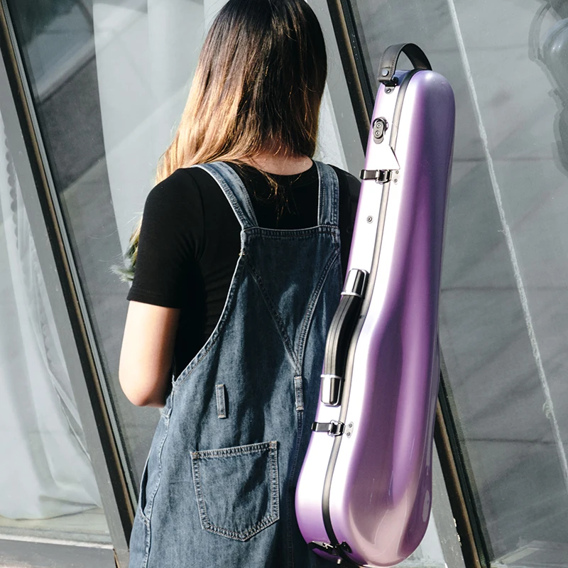 Holding Violin Case