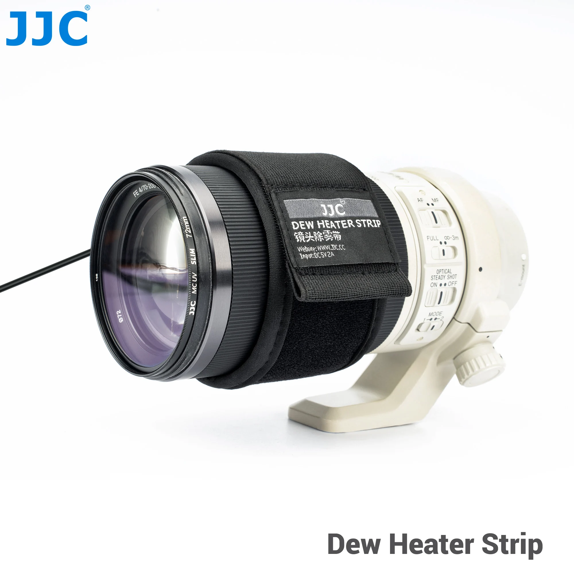 JJC Lens Heater USB Warmer Dew Heater Strip 150cm/5V for Telescopes and ...