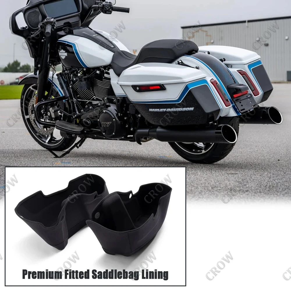 NEW-Motorcycle-Premium-Fitted-Saddlebag-Lining-For-Harley-Touring-CVO ...