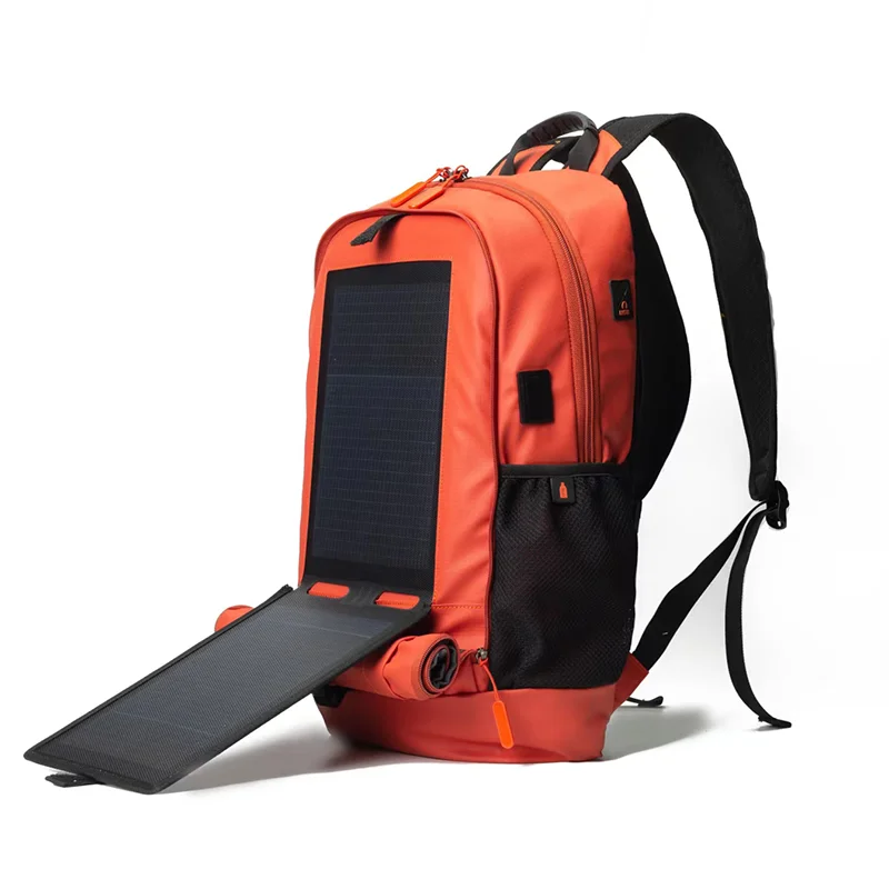 Solar Backpack Chargeable Photovoltaic Portable Easy Polyester Light ...