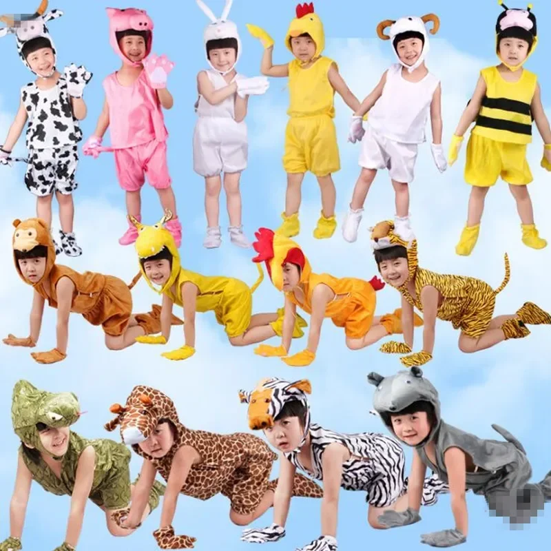 Cute-Multiple-Animal-Costume-Children-Kids-Boys-Girls-Summer-Short ...