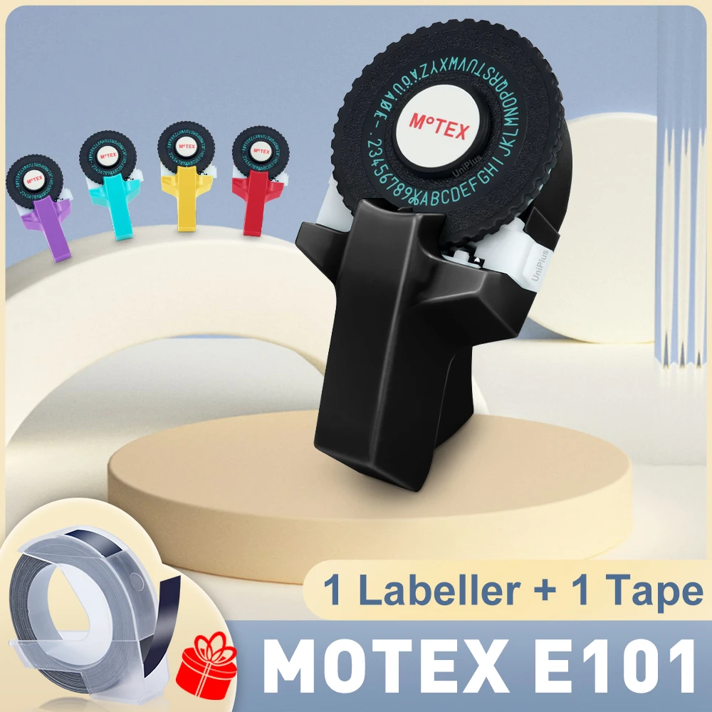 Labeling Machine Motex E101 3D Embossing Label Printer Typewriter ...