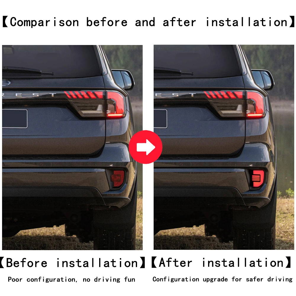 Car-styling-LED-Pillar-Lights-For-Ford-Everest-Endevour-2022-2023-Led ...