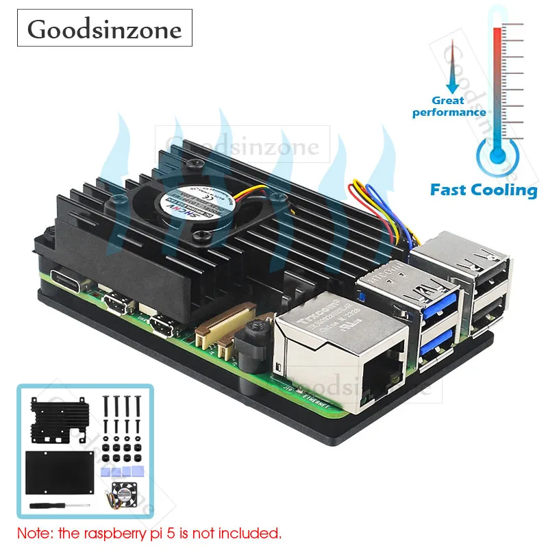 Raspberry-Pi-5-Aluminum-Heatsink-with-Cooling-Fan-Raspberry-Pi-5-Armor ...