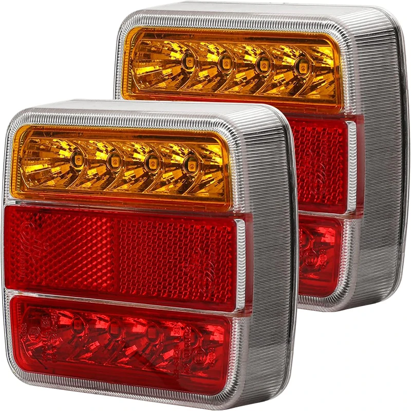 Yuanjoy-12v-2pcs-Trailer-Tail-Lights-Led-Waterproof-Tractor-Turn-Signal ...