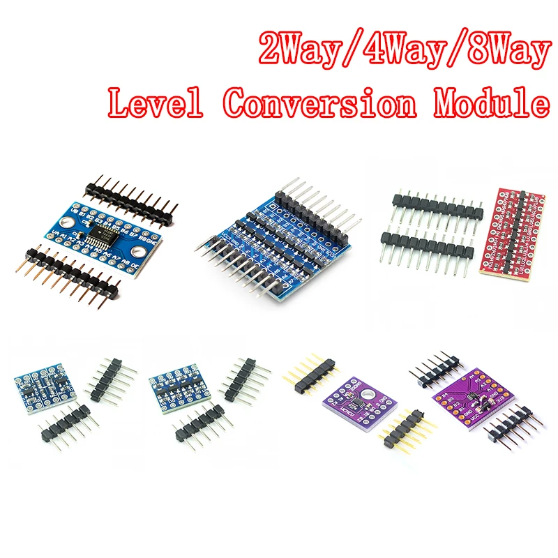2-Channel-4-8-way-IIC-I2C-UART-SPI-TTL-Logic-Level-Converter-Bi ...