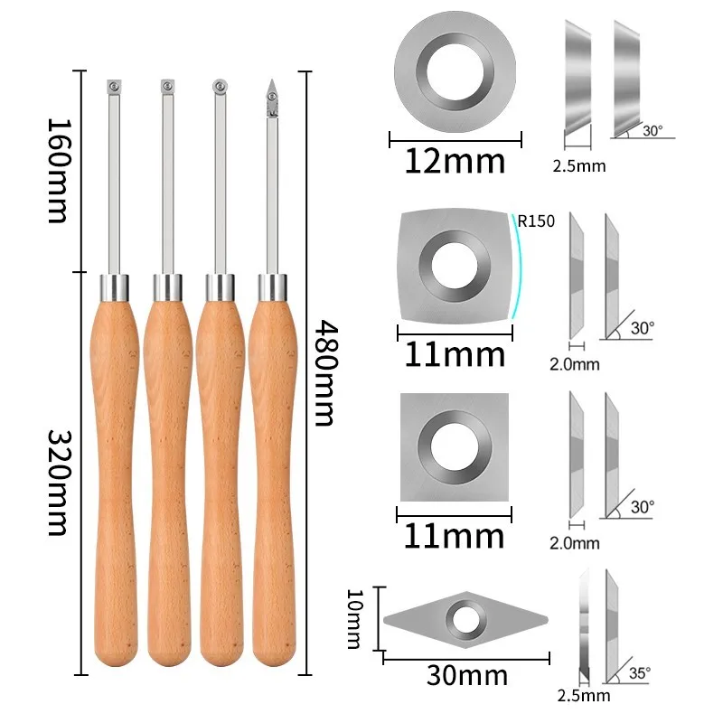 Wood Lathe Tools Names