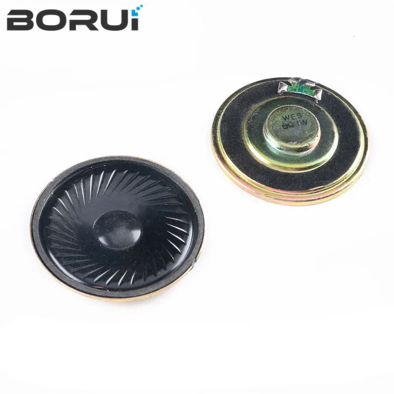 2pcs/lot New Ultra-thin Mini speaker 8 ohms 1 watt 1W 8R speaker Diameter 40MM 4CM thickness 5MM