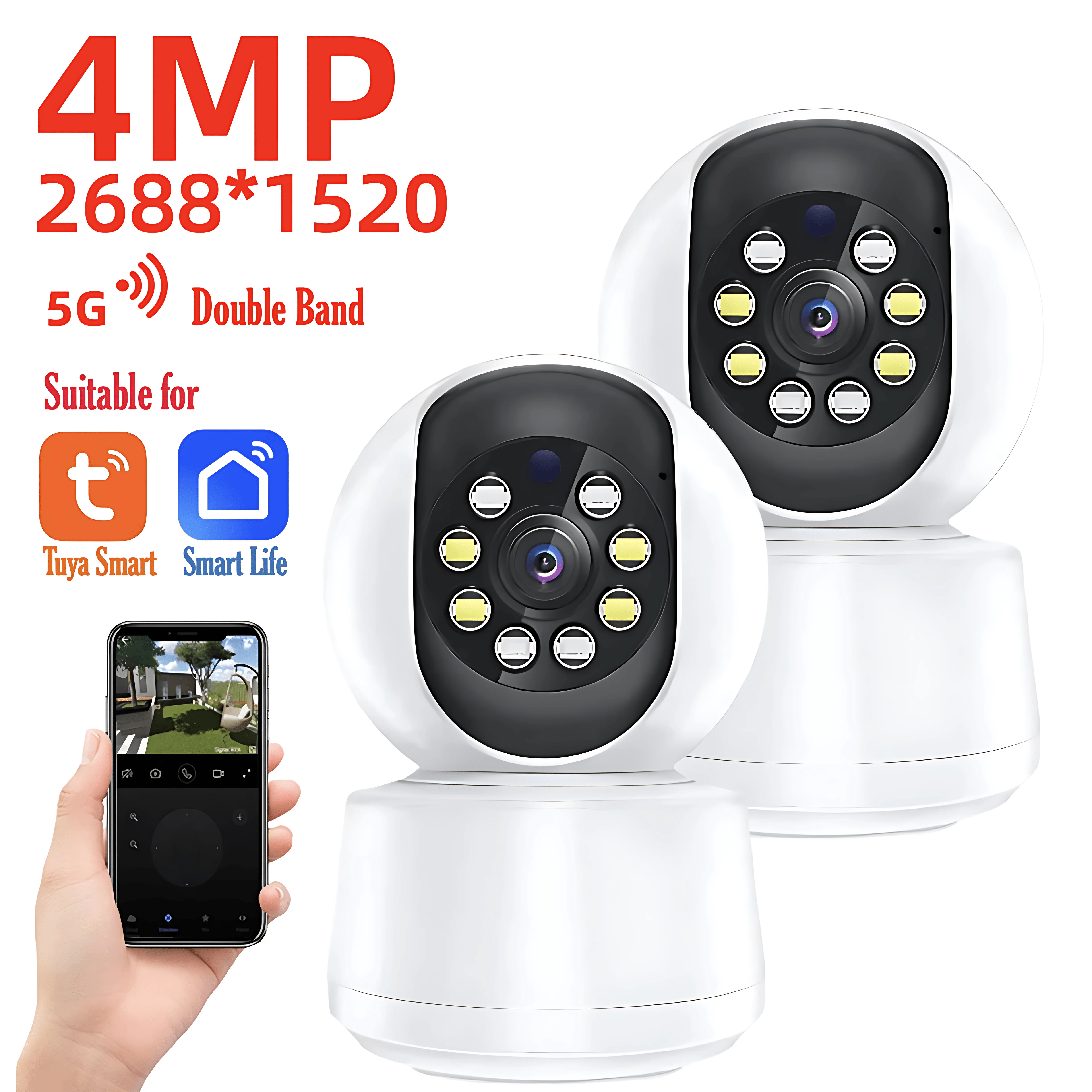 5G-Tuya-3MP-4MP-WiFi-Smart-IP-Camera-AI-Human-Detect-Color-Night-Vision ...