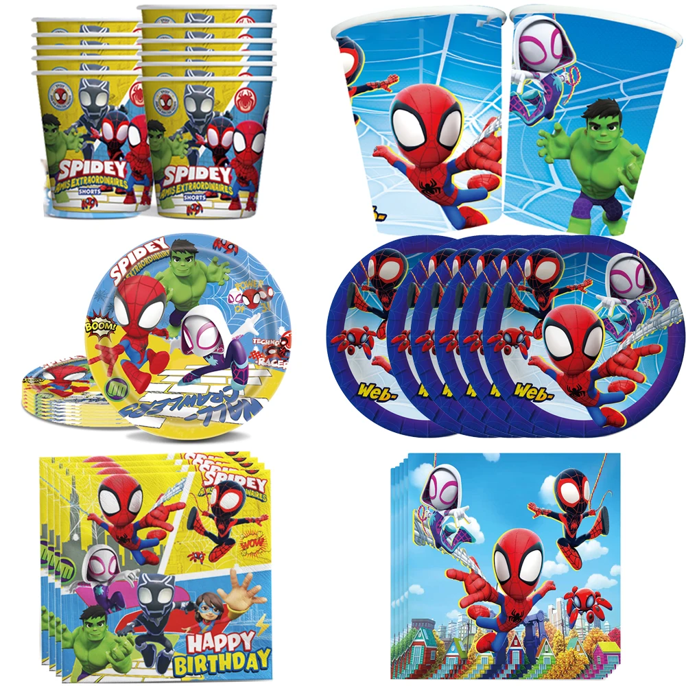 Spidey-And-His-Amazing-Friends-Party-Decorations-Spider-Disposable ...